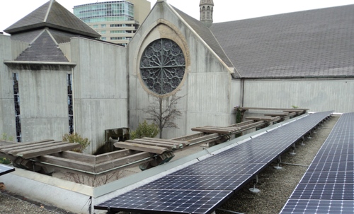 Church goes solar to protect the earth - Luminalt - Solar Energy Solutions